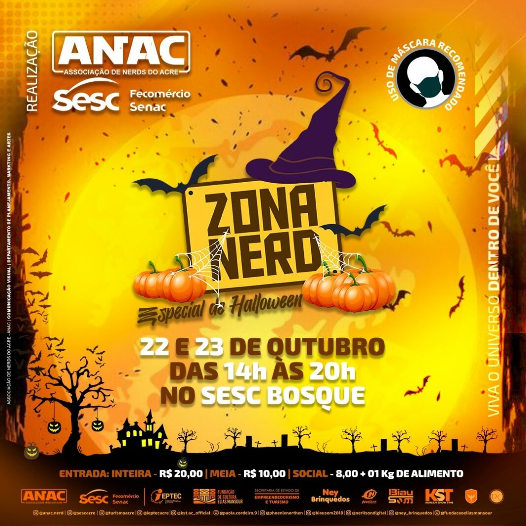 Zona Nerd Halloween com concurso cosplay acontece em Rio Branco