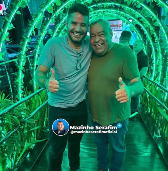 "Conversas importantes e clima de parceria", diz Mazinho ao aparecer no ...