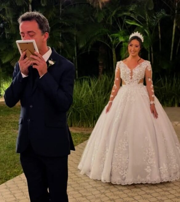 Vídeo emocionante de pai e filha no dia do casamento viraliza no Instagram